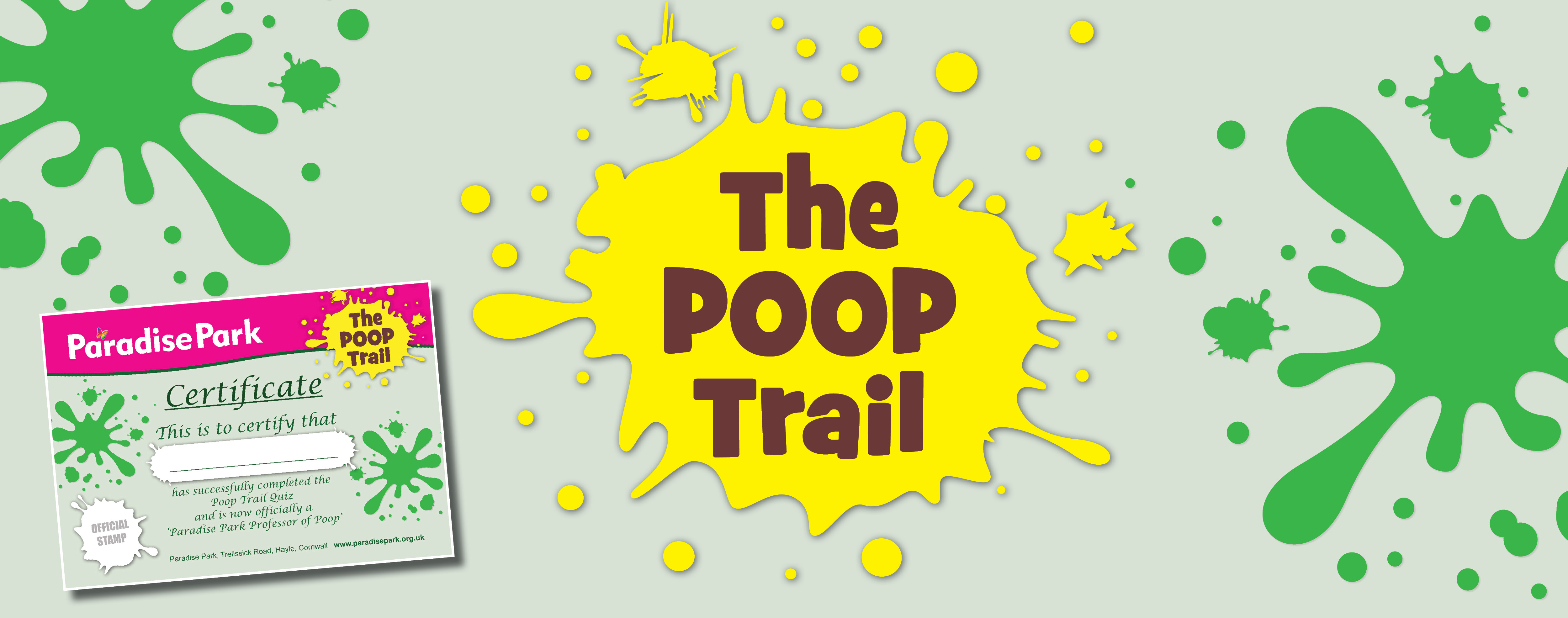 February Half Term - Poop Trail Quiz - Paradise Park