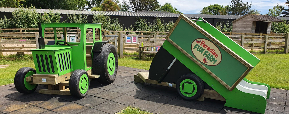 New Fun Farm Tractor arrived in time for summer! - Paradise Park